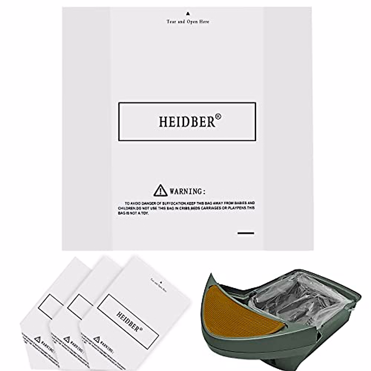 Cat Litter Box Liner Bags 80-Pack Fit For Robot Litter Line Box Automated Waste Drawer Liners 9-11 Gallons of Capacity,Replacement Cat Bags