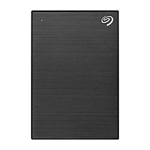 Seagate Backup Plus Slim STHN1000400 1 TB Portable Hard Drive - External - Black