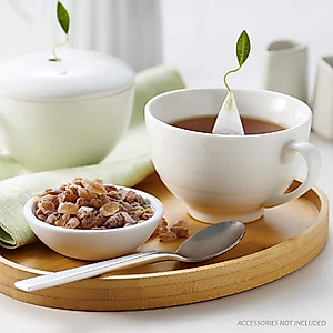 Tea Forte Natural Amber Hue Beet Rock Sugar Crystals for Tea and Coffee, Dissolves Quickly, Vegan and Non-GMO, Resealable 2 Pound Bag