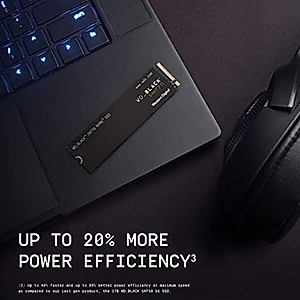 WD_BLACK 2TB SN770 NVMe Internal Gaming SSD Solid State Drive - Gen4 PCIe, M.2 2280, Up to 5,150 MB/s - WDS200T3X0E