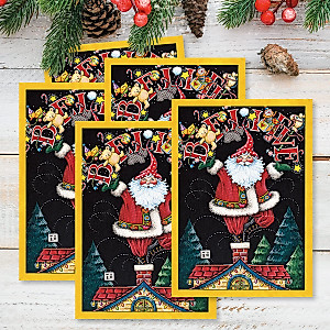 Current Mary's Believe Christmas Greeting Cards Set © Mary Engelbreit - Set of 18 Large 5 x 7-Inch Folded Cards, Themed Holiday Card Value Pack, Envelopes Included
