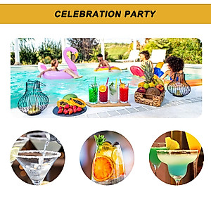 3 Tier Bar Glass Rimmer, Margarita Salt Premium Cocktail Machine Bartender Tool, Margarita Salt Rimmer Set, Juice Cocktail Sugar Salt Seasoning Box Classic Black(7 pcs Tweezers)