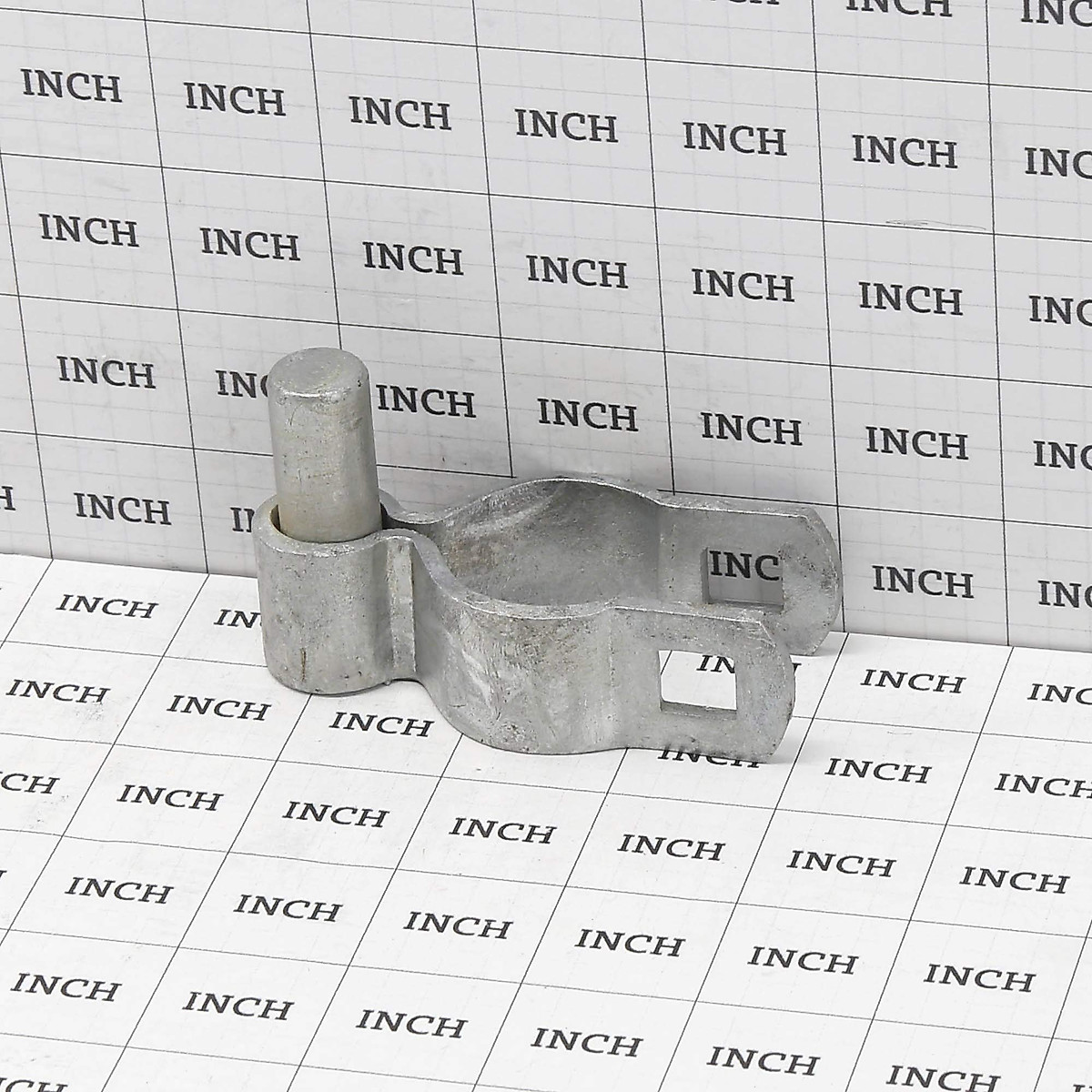 Pressed Steel Chain Link Fence Post Hinge w/Bolt - (2 Pack) (1-3/8" x 5/8")