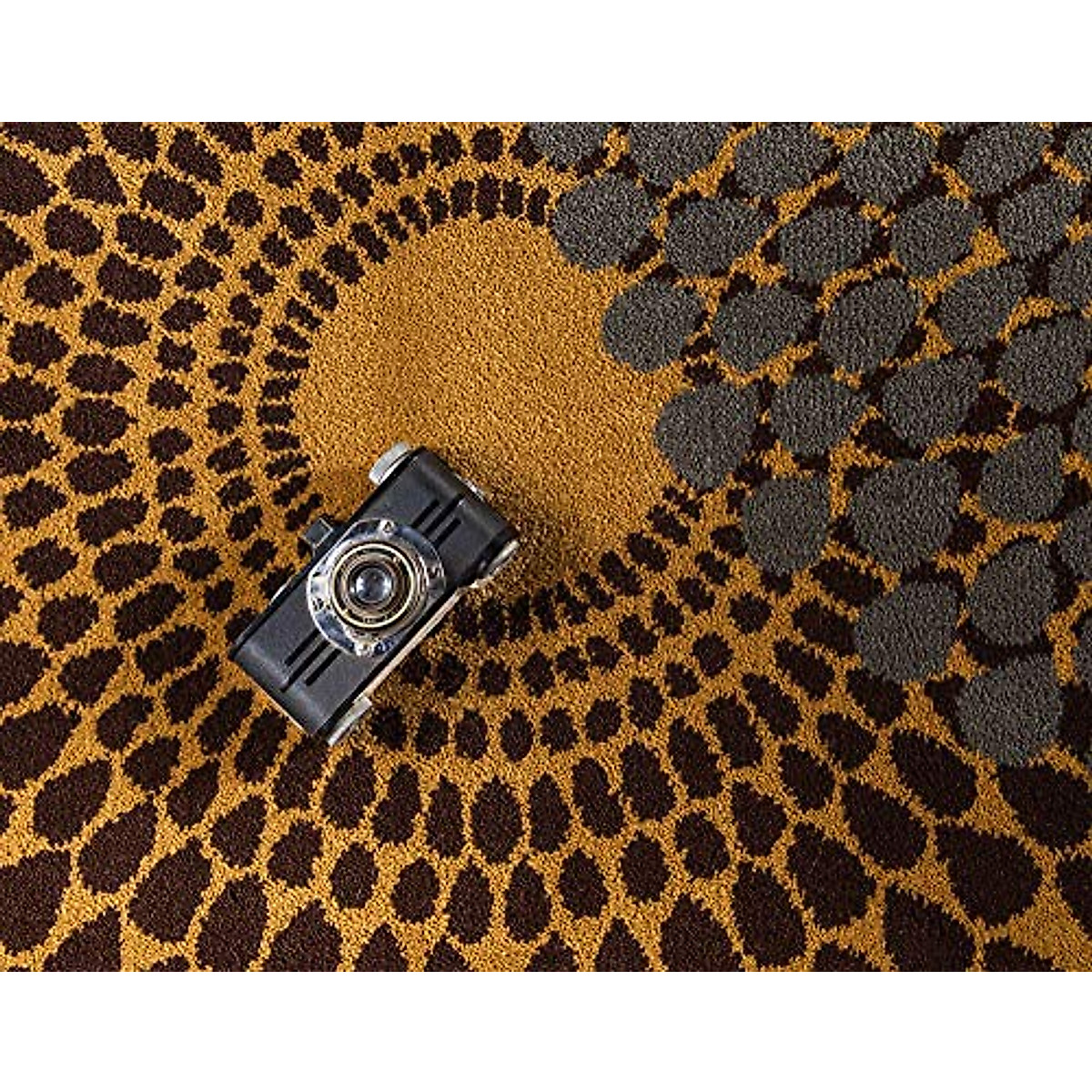 Unique Loom Barista Collection Area Rug - Java (7' 10" x 10' Rectangle, Beige/ Black)