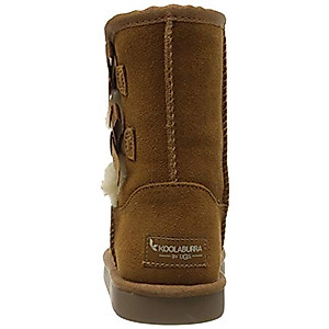 Koolaburra by UGG Girls' Victoria Short Fashion Boot, Chestnut, 04 Youth US Big Kid