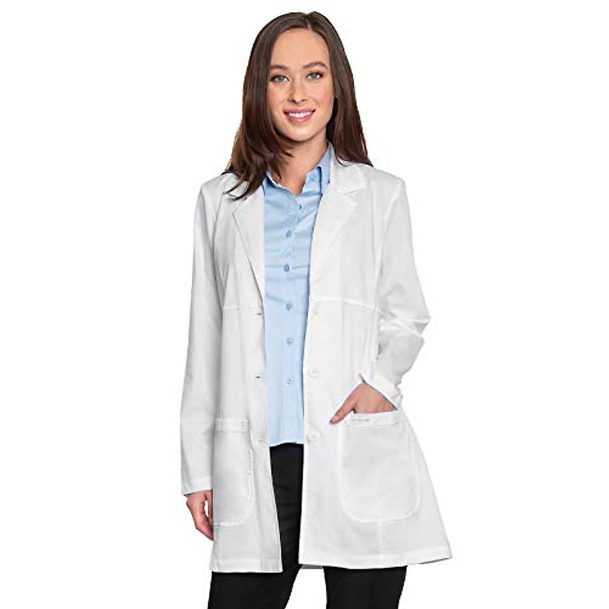 Med Couture Women's Vivi Chic Lab Coat, White, X-Small