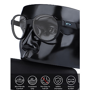 BLAZERBUCK Replacement Nose Piece Nose Pads for Oakley Metalink OX8153 Eyeglasses - Black + Black