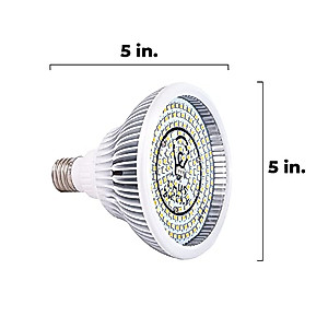 HAUS BRIGHT Smart LED Grow Light Bulb - Dimmable Warm, Cool & Daylight | Schedule & Timer | Full Spectrum Grow Lights Indoor Plants | Grow Lamp | E26/27 | 20W with 288 PPFD