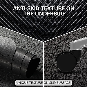 BUG HULL Office Chair Mat for Hardwood Floor, 48" x 36" Desk Chair Mat Hard Floor Protector, Anti-Slip, Multi-Purpose Chair Floor Mat for Desks, Office and Home