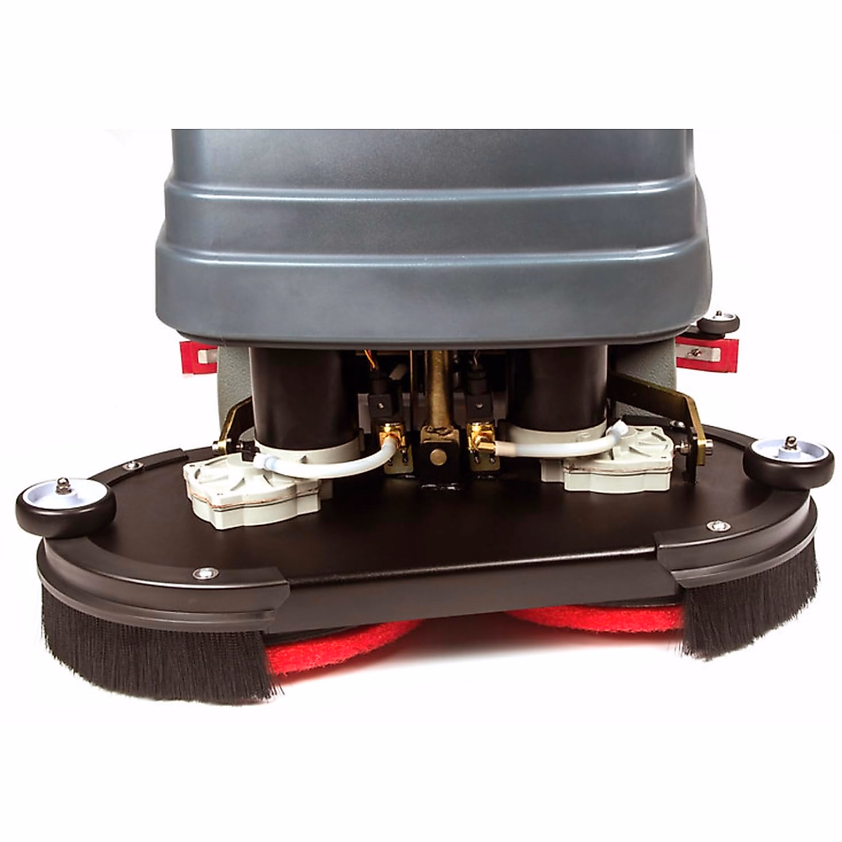 SUNMAX RT120 34" Self-Propelled Commercial Floor Scrubber Machine - 33-Gal Tank, Dual Brushes, Battery Powered, High Efficiency for Large Areas