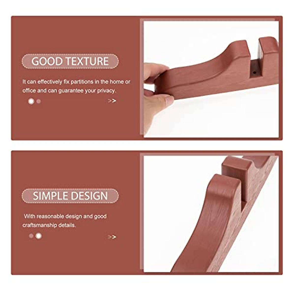 GANAZONO 4 Pcs Privacy Screen Screen Base Room Divider Stand Privacy Screen Holder Holder Plastic Support