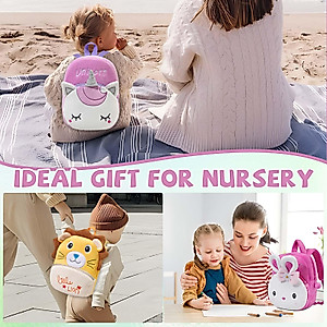 Toddler Backpack for Girls, ChaseChic Cute Cartoon Mini Plush Lightweight Soft Baby Backpack, Daycare backpack, Bunny