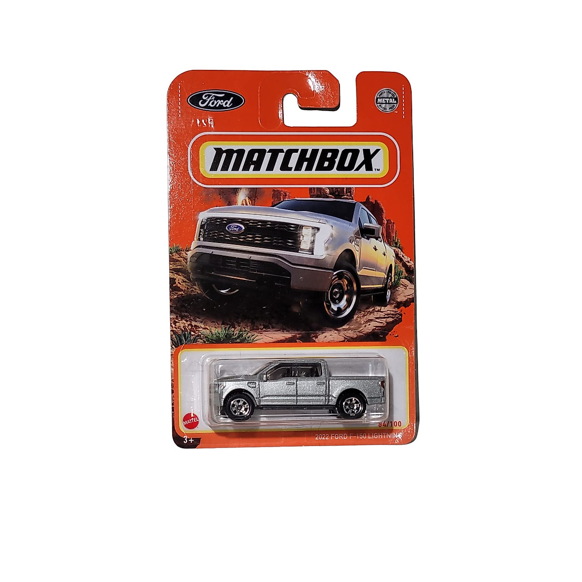Hot Wheels 2022 - 2022 Ford F-150 Lightning [Silver] 84/100
