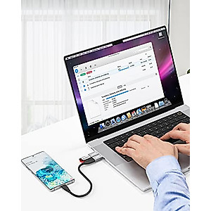 XAOSUN [10Gbps] USB C to USB Adapter (2 Pack), 3.1 USB C to USB A Adapter, Support Superfast Data Sync(OTG) & Fast Charging, Fit for MacBook Pro, MacBook Air, iPad Pro, Galaxy, Moto, Nintendo Switch