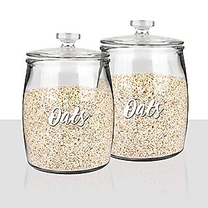 SWOMMOLY 243 White Cursive Pantry Labels for Food Containers, Water Resistant Pantry Kitchen Labels Stickers, Organization Labels for Storage Containers, Jars, Canisters