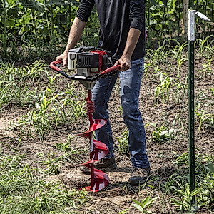 Earthquake EA10F 10-Inch Diameter 36-Inch Long Earth Auger with Fishtail Point and Flex Coil Shock Spring