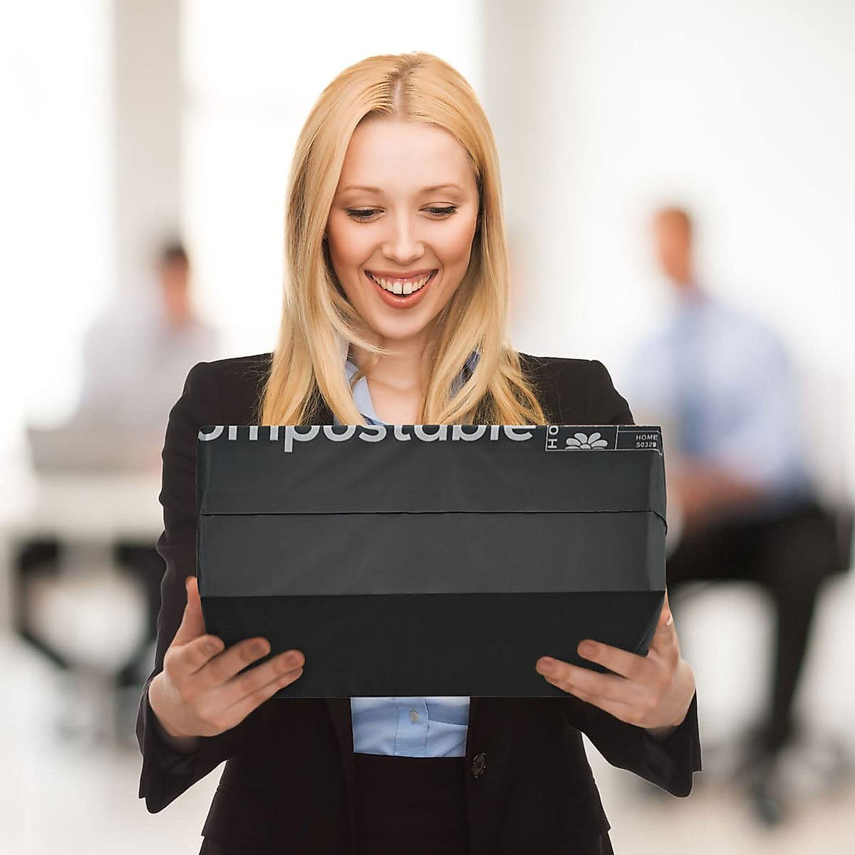 10x13 inch Biodegradable Shipping Bags,50 Count Compostable Poly Mailers with Eco Friendly Packaging Envelopes Supplies Mailing Bags