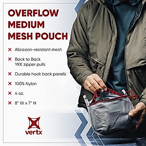 Vertx Overflow Mesh Pouches - Medium - Ash Grey