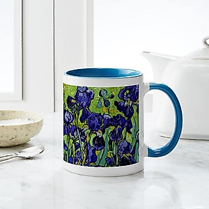 CafePress Van Gogh Irises, St. Remy Mugs Ceramic Coffee Mug, Tea Cup 11 oz
