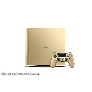 PlayStation 4 Slim 1TB Gold Console [Discontinued] [video game] (Renewed)