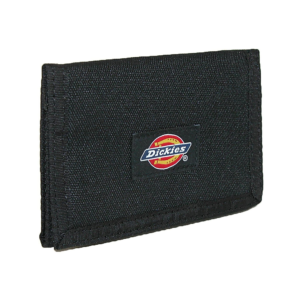 Dickies Men's Nylon Trifold Wallet, Black Fabric, One Size