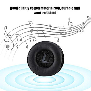 Universal Headphone Earpads, 75mm Foam Headset Cover Cushion Ear Pads Replacement Part
