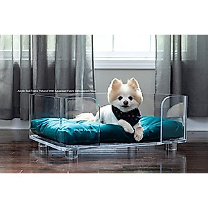 Liz Jordan-Hill Luxury Teal Green Velvet Upholstery Fabric by The Yard, Water Cleanable Stain Resistant Upholstery Fabric for Chairs, Chair Reupholstery Fabric for Upholstery, AC Bellagio Peacock 068