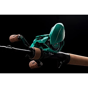 13 FISHING - Modus TX2 Baitcast Reel - 7.3:1 Gear Ratio - Right Hand Retrieve (Salt+Fresh) - MODTX2-7.3-RH, Seafoam Green