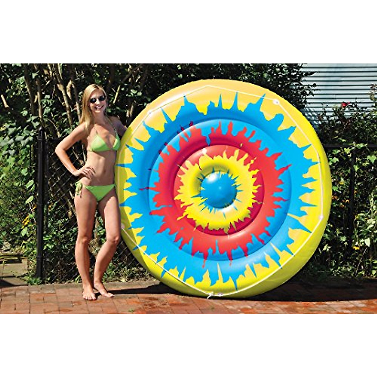 Swimline Tie Dye Island Inflatable Pool Toy