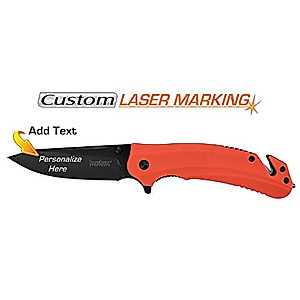 Kershaw Custom Laser Engraved Barricade Knife 8650