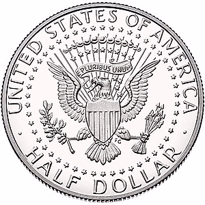 2004 S Silver Proof Kennedy Half Dollar Choice Uncirculated US Mint