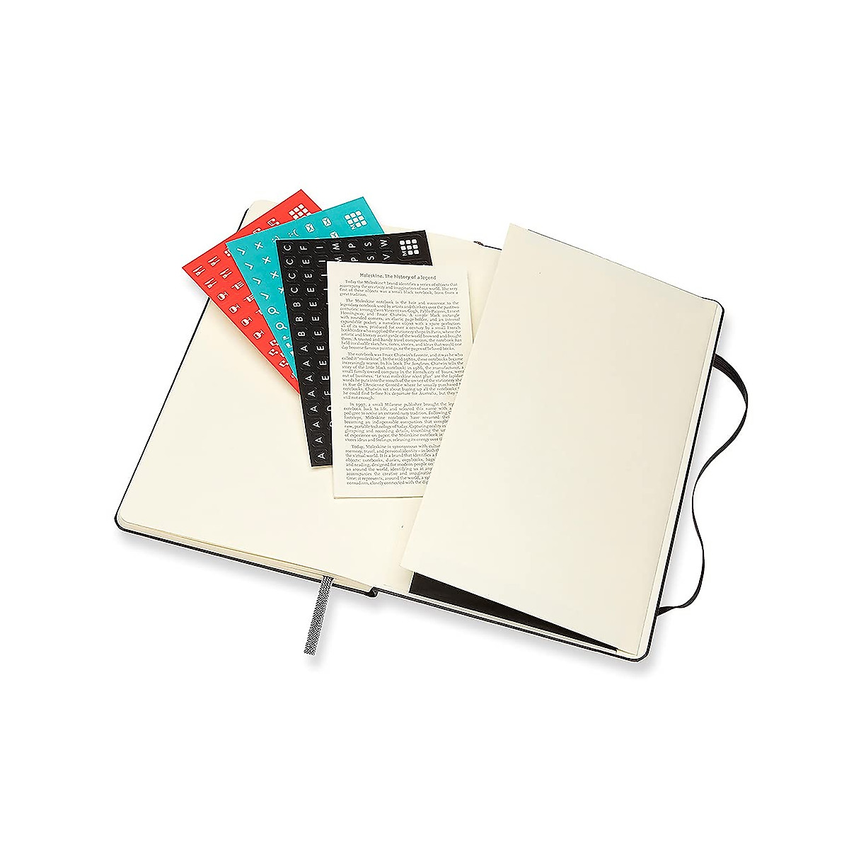 Moleskine Classic 12 Month 2022 Weekly Horizontal Planner, Hard Cover, Large (5" x 8.25"), Black