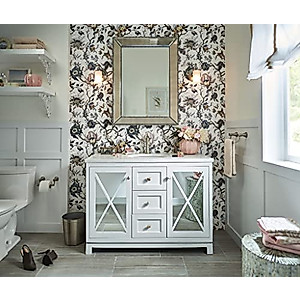 Moen Belfield Brushed Nickel 9-Inch Bathroom Hand -Towel Bar, YB6486BN