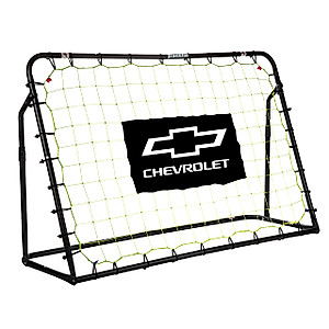 Franklin Sports Soccer Rebound Net - Training Soccer Net - Perfect for Backyard Soccer Practice - Portable 6'x4' Net with Steel Frame - Black