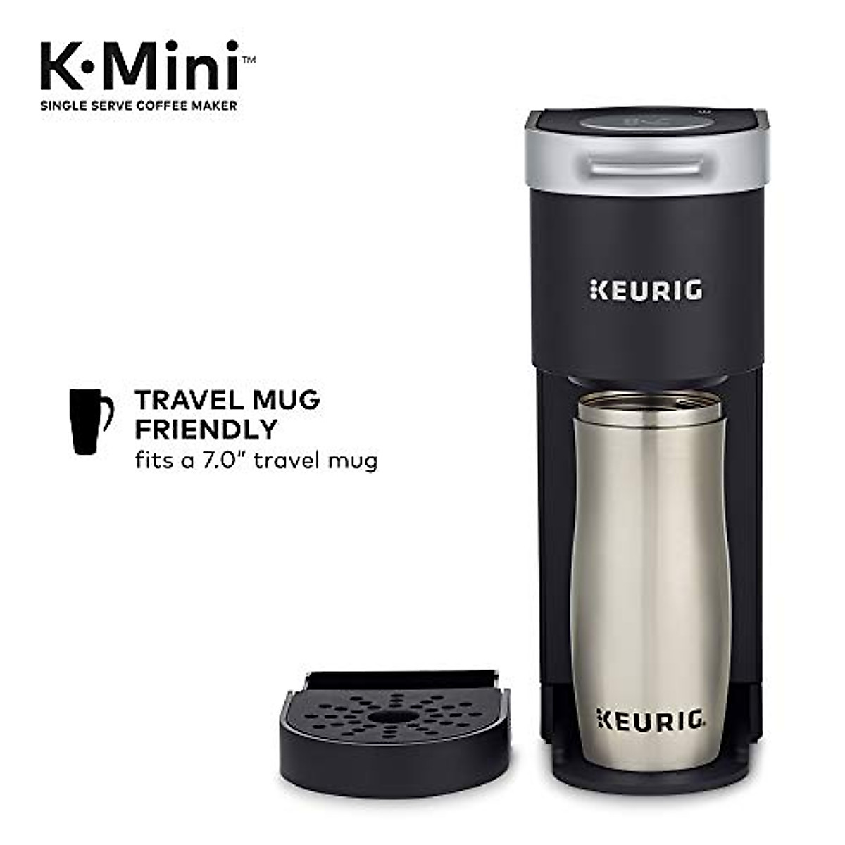 Keurig K-Mini Single Serve Coffee Maker with Green Mountain Coffee Roasters Nantucket Blend, Medium Roast, 32 ct K-Cup Coffee Pods