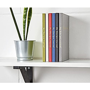 BYANIKA Blank Recipe Book To Write In Your Own Recipes Hardcover Personal Recipe Journal Notebook My Family Cookbook Make Your Own Recipe Diary Organizer Cooking Gifts (Olive Green)