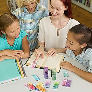 48 Pcs Bible Verse Magnetic Bookmarks Inspirational Scripture Christian Book Markers Religious Motivational Encouragement Flower Page Clips Presents for Women School Office Supplies