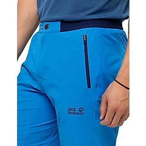 Jack Wolfskin Mens Trail Shorts M, Brilliant Blue, XL Reg