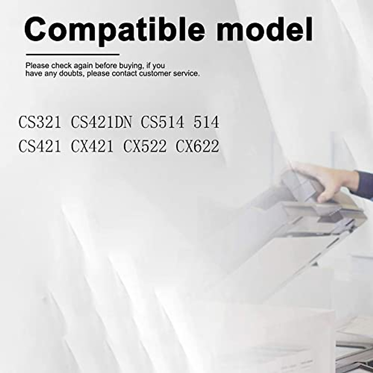 MYSEC Waste Cartridge Compatible 78C0W00 Waste Toner Box Replacement for Lexmark CS321CS421dn CS514 CS421 514 CX421 CX522 CX622 Printers