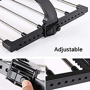 xromtbem Balcony Folding Shoes Towel Drying Rack Laundry Underwear Storage Holder Home Under Bed Shoe Storage Organizer Rolling