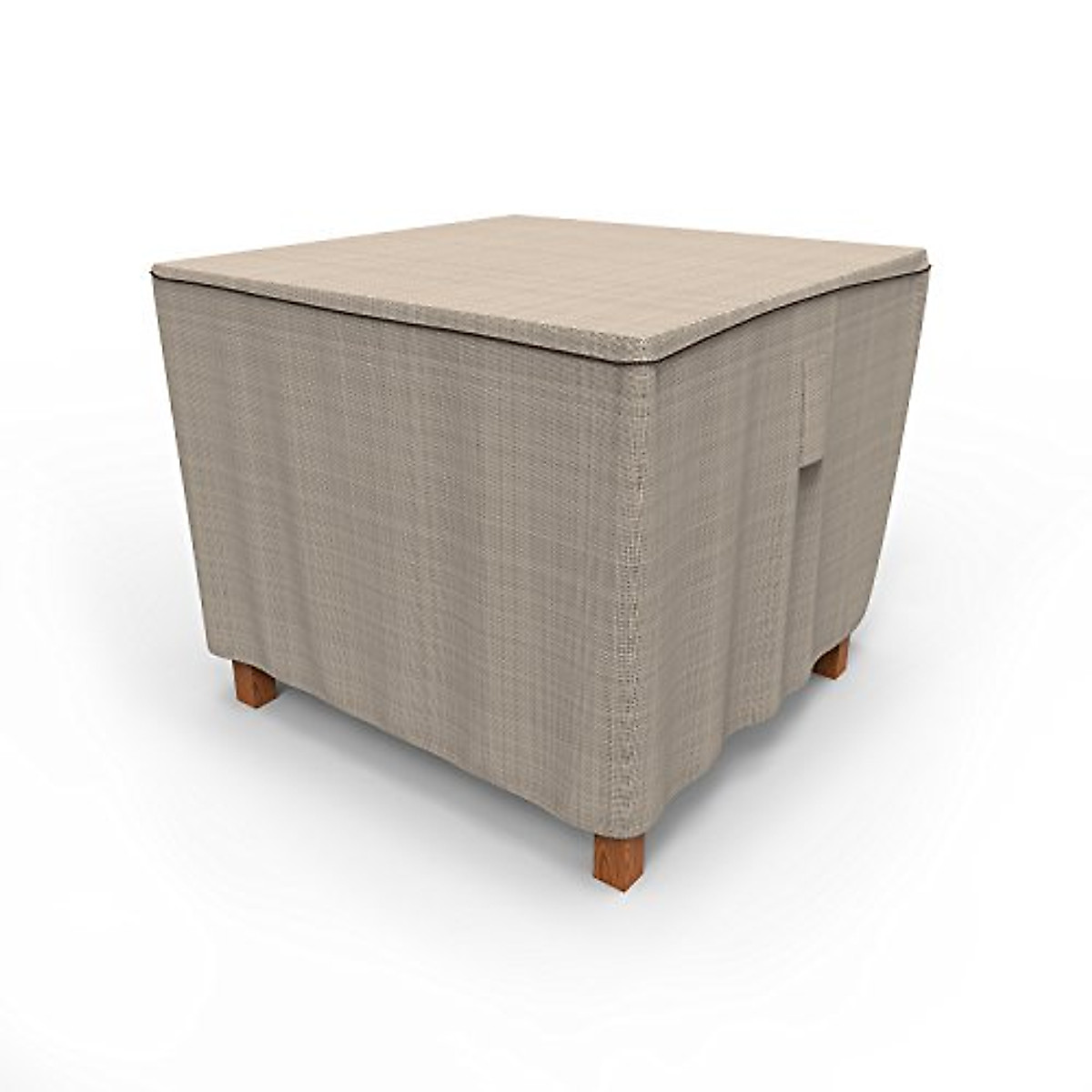 Budge P5A24PM1 English Garden Square Patio Table Cover Heavy Duty and Waterproof, Small, Two-Tone Tan