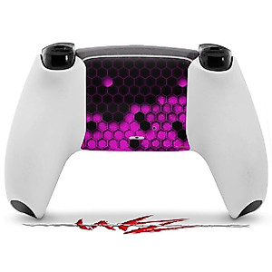 WraptorSkinz Skin Wrap compatible with Sony PS5 DualSense Controller HEX Hot Pink (CONTROLLER NOT INCLUDED)