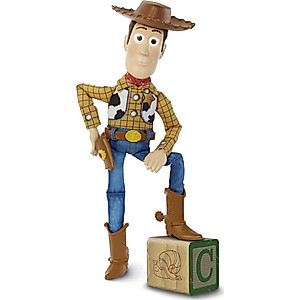 Mattel Disney Pixar Toy Story Talking Woody Action Figure & Accessory, Roundup Fun 12-inch Collectible with 30+ Sounds & Phrases