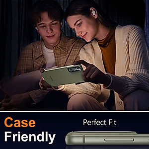 UniqueMe [3+2 Pack] for Samsung Galaxy S21 FE 5G Screen Protector, [Harder Than Natural Sapphire] Tempered Glass and Camera Lens Protector Easy Installation Scratch Resistance HD Clear Screen Cover