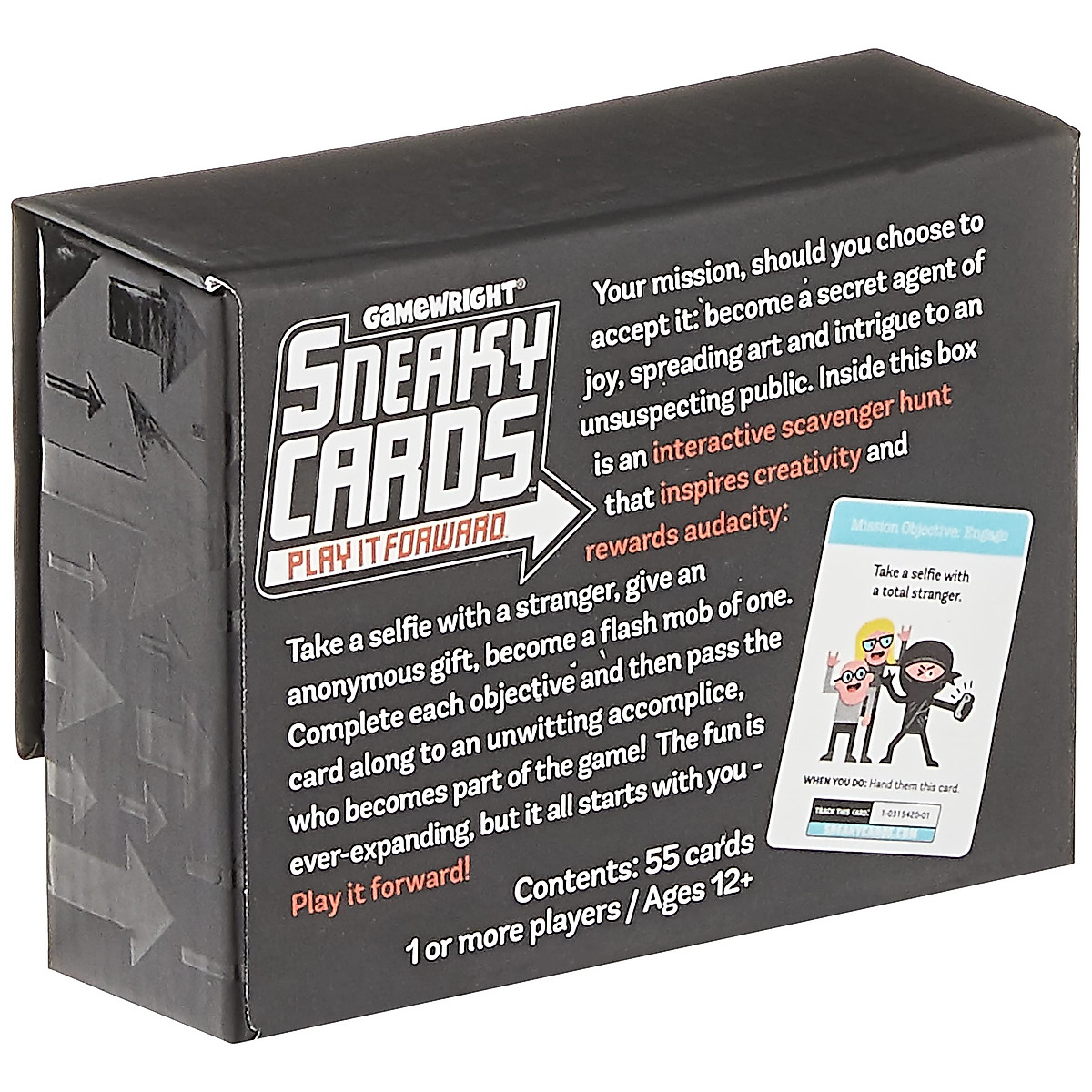 Gamewright Sneaky Cards Card Game, Multi-colored, 5"