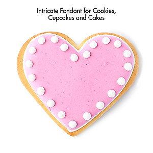 Fox Run Mini Shapes Fondant Cutter Set, Small Star, Diamond, Heart, Clover, Spade, Moon, Oval, 12-Piece, Stainless Steel