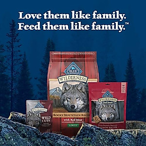 Blue Buffalo Wilderness Trail Toppers Wild Cuts Natural High-Protein Dog Wet Food, Salmon Bites in Hearty Gravy, 3-oz Pouch, 24 Count