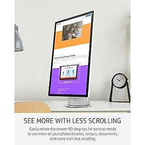 HP Chromebase 21.5" All-in-One Desktop, Intel Pentium Gold 6405U Processor, 4 GB RAM, 128 GB SSD, Rotating Full HD IPS Touchscreen, Chrome OS, Bluetooth Keyboard and Mouse Combo (22-aa0022, 2021)