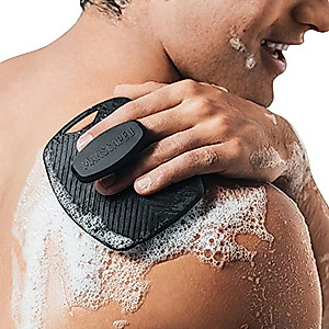 MANSCAPED® Buff Bundle Full-Body Shower Kit Including The Body Buffer Silicone Scrubber & Two 16oz Bottles of UltraPremium Refined™ Body Wash, Luxurious Clean Formula Infused with Aloe Vera