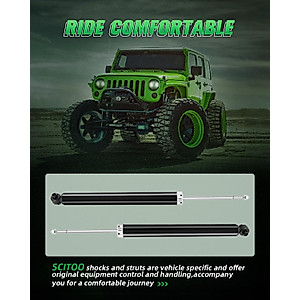 SCITOO Rear Shocks Set of 2 for Charger, Shocks and Struts Fits 2005 2006 2007 2008 2009 2010 2011 for Chrysler 300,2006 2007 2008 2009 2010 for Dodge Charger,2005 2006 2007 2008 for Dodge Magnum
